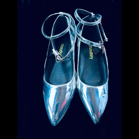 choudory | Shoes | The Best Looking Silver Flats | Poshmark